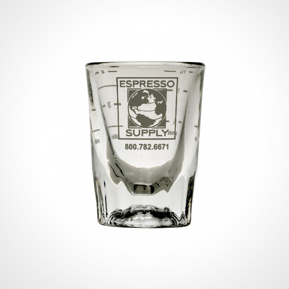 ES LOGO 2 oz SHOT GLASS - imbarista